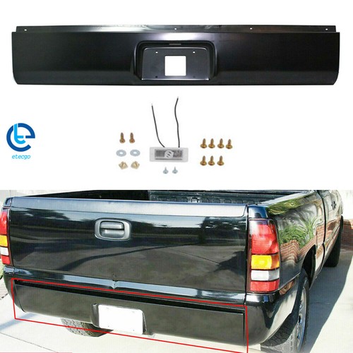 Rear Steel Bumper Roll Pan Fit For Silverado 1999-2007 / Sierra ...