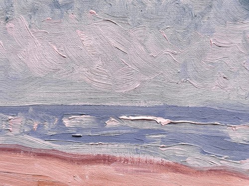 Charming Painting Antique Edge Sea Ocean Ciel Post Impressionist Marine ...
