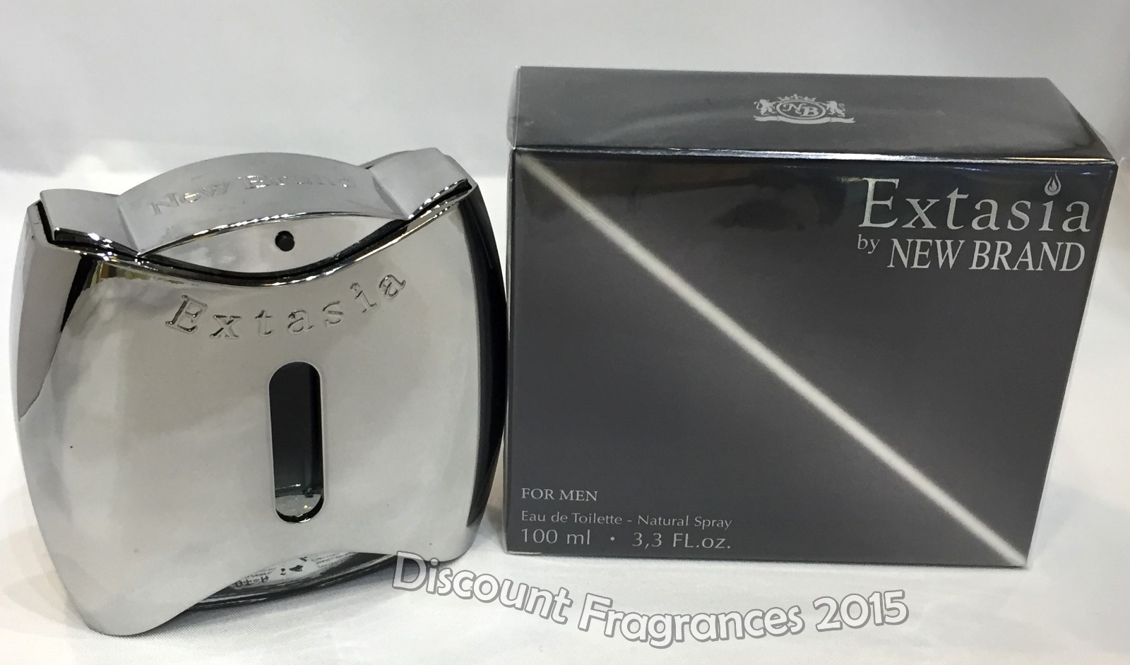 Extasia Cologne by New Brand, 3.3 oz / 100ml EDT Spray for Men New ...