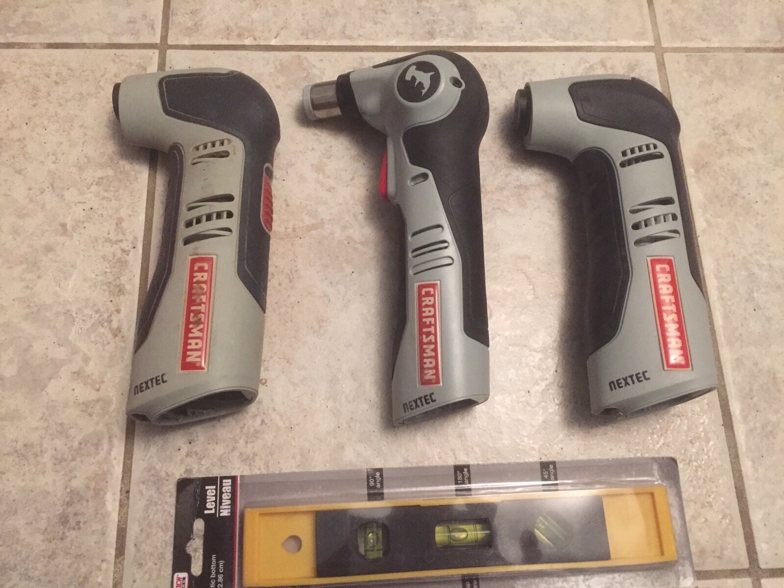 3 x Craftsman Hammer Nextec 12V Cordless Oscillating Multi Bare Tools ...