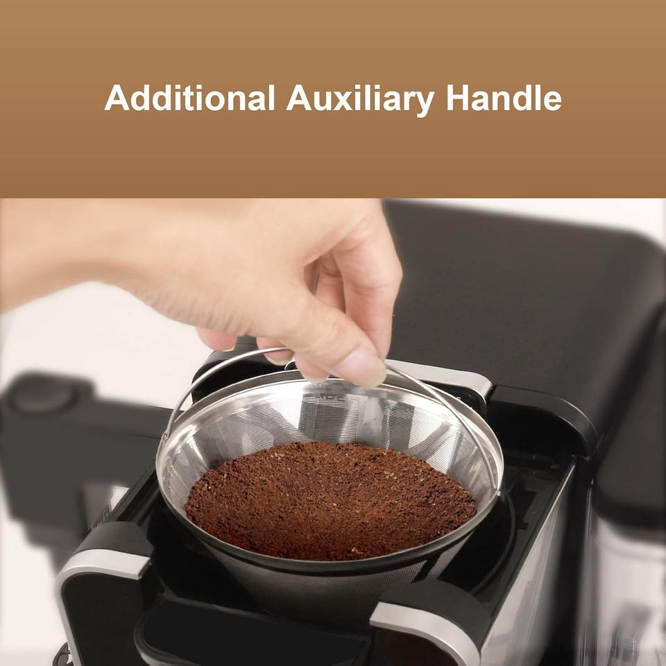 Reusable Coffee Filter Coffee Maker Filters, 304 Stainless Steel ...