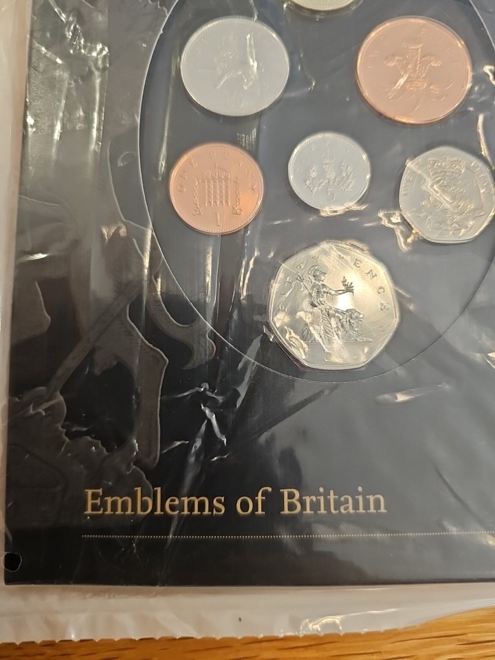 Great Britain, 2008 Emblems of Britain Coin Year Set, Sealed in Royal ...
