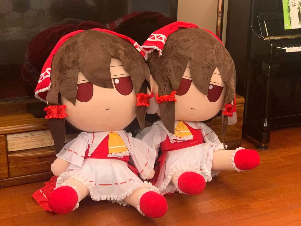 In Stock! 100cm Hakurei Reimu Plush Doll Touhou Project fumo Large ...