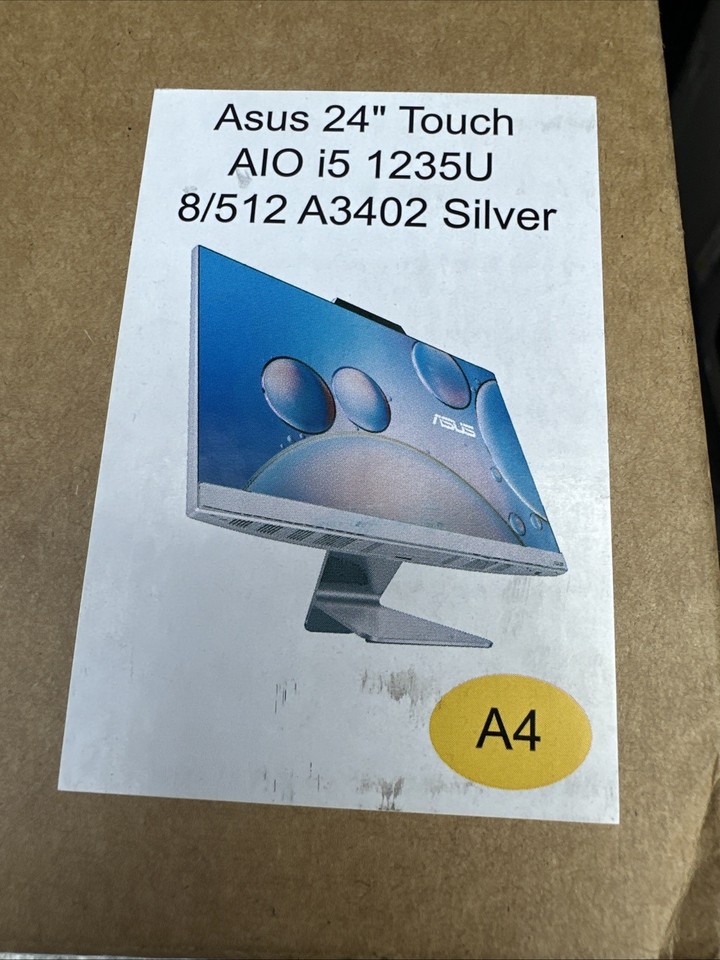 New ASUS A3402 All-in-One Desktop 23.8" Intel i5-1235U 1.30GHz 8GB RAM ...