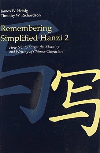 REMEMBERING SIMPLIFIED HANZI 2: HOW NOT TO FORGET THE By James W ...