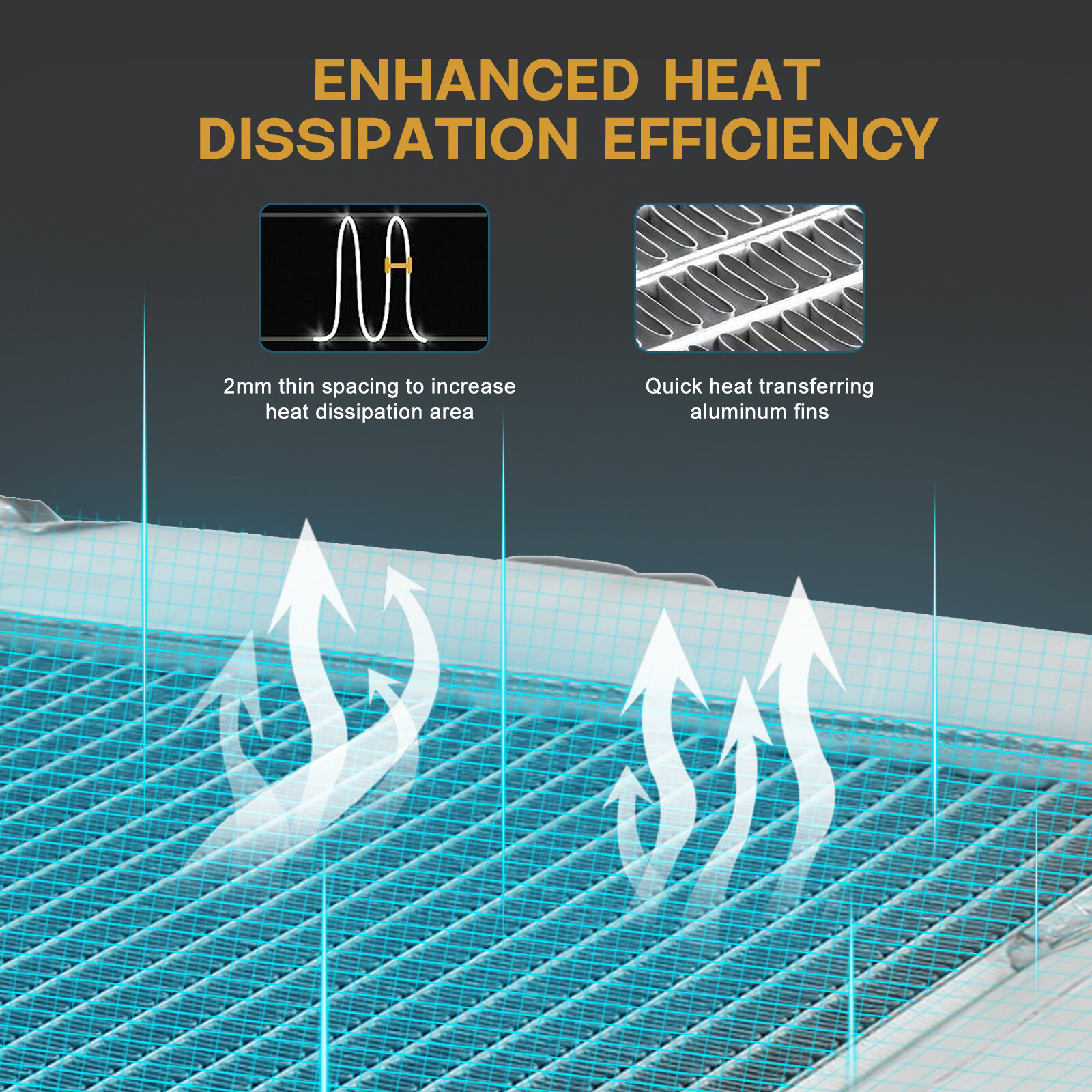 For Chevy GM SBC Heavy Duty Universal 31" x 19" 3 Row Aluminum Cooling ...