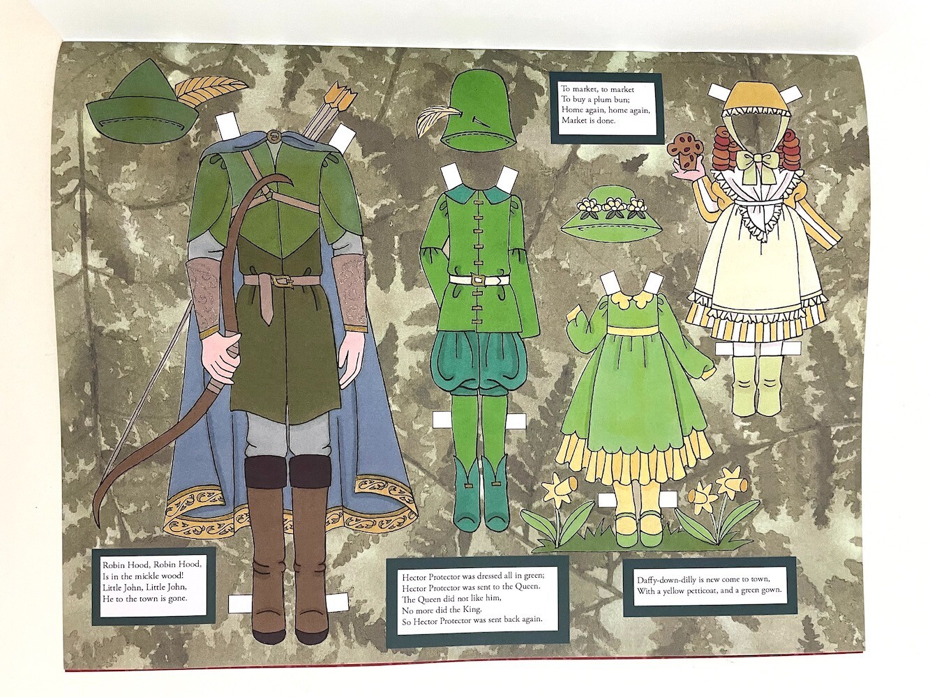 Adorable! NURSERY RHYME TIME PAPER DOLLS - by Alina Kolluri | eBay