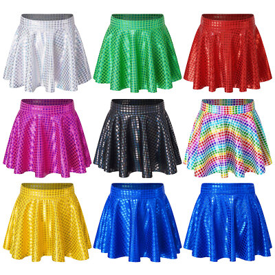 Womens Skirt Cheerleading Underskirt Skater Skort Jazz Skirts Short ...