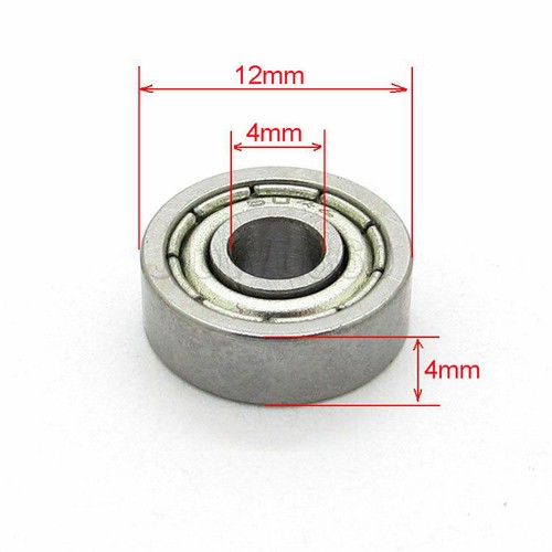 2x 604ZZ roulement à billes 4X12X4 BEARING ball 4*12*4 mm 604z | eBay