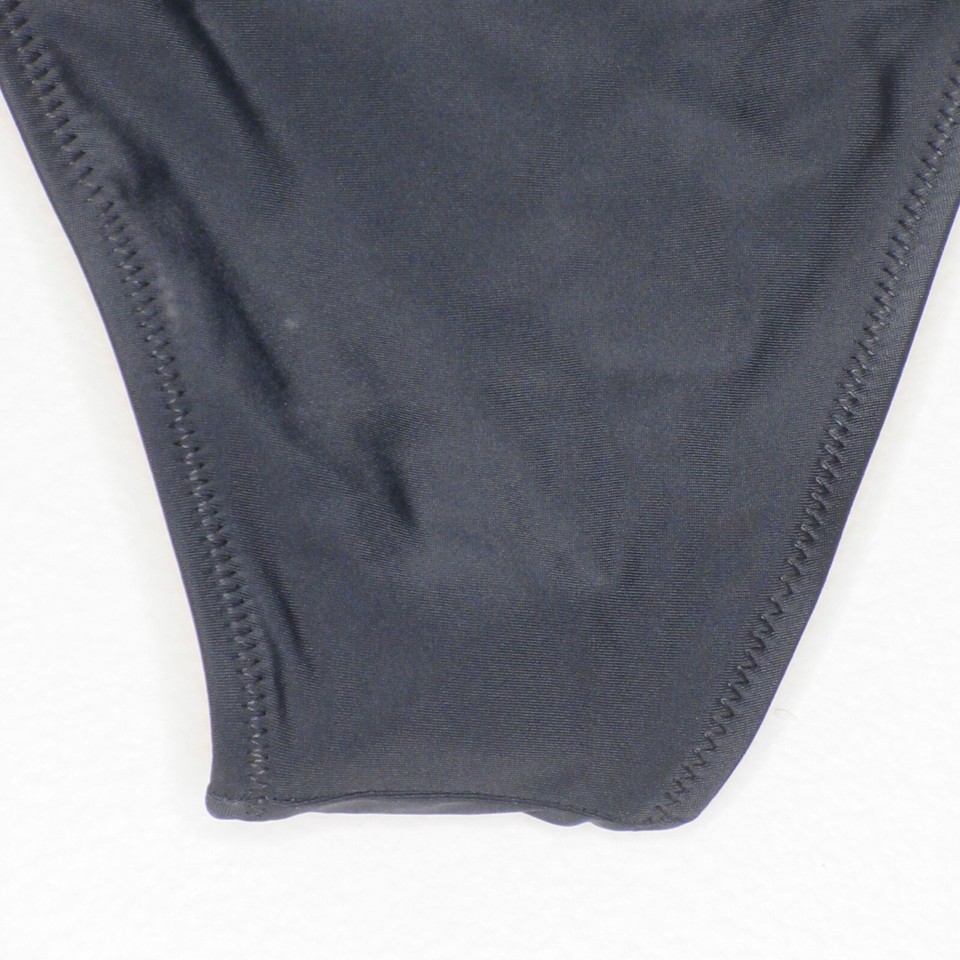 NWT Relleciga Women's High Cut High Waisted Bikini Bottom Black S B6 | eBay