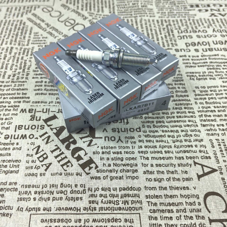 4 PCS 4912 Laser Iridium Spark Plugs ILKAR7B11 for Corolla Pontiac ngk ...
