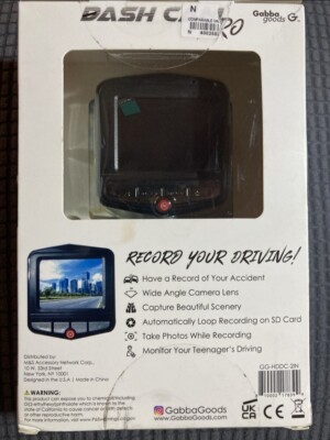 Gabba Goods Dash Cam Witness 720P HD DVR Car Driving Recorder with 2.2 ...