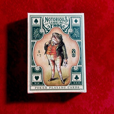 Notorious Gambling Frog Green Edition Playing Cards by Stockholm17 | eBay