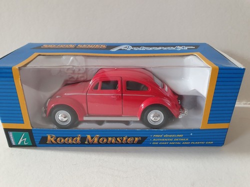 VW beetle red Road Monster 1:43. Saloon Series Autocraft. New in box ...