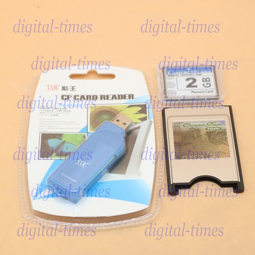 For Fanuc NEW 2GB CF Compact Flash card+CF-PCMCIA Adapter+SSK USB2.0 ...