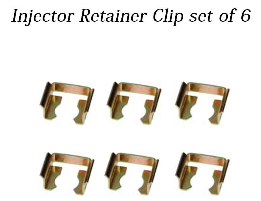 Set of 6 Fuel Injector Locks / Fuel Rail Clip / Retainer Kit Universal ...