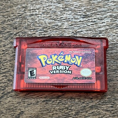 Pokémon: Ruby Version (Game Boy Advance, 2003) New Battery Tested | eBay