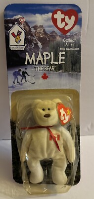 Maple The Bear- TY Beanie Babies McDonalds 1999 With Rare 1993 Tag ...