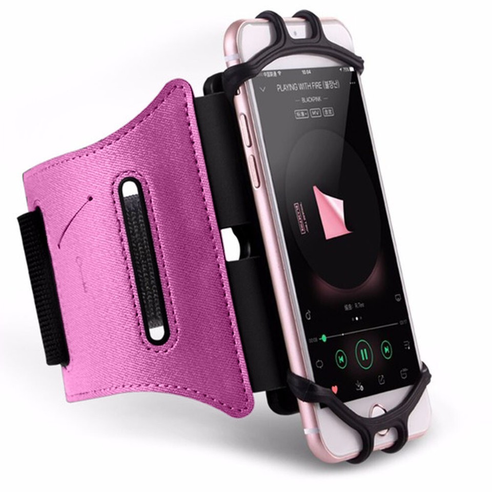 Cell Phone Sports Arm Band Holder Running Jogging Workout Gym Bike ...