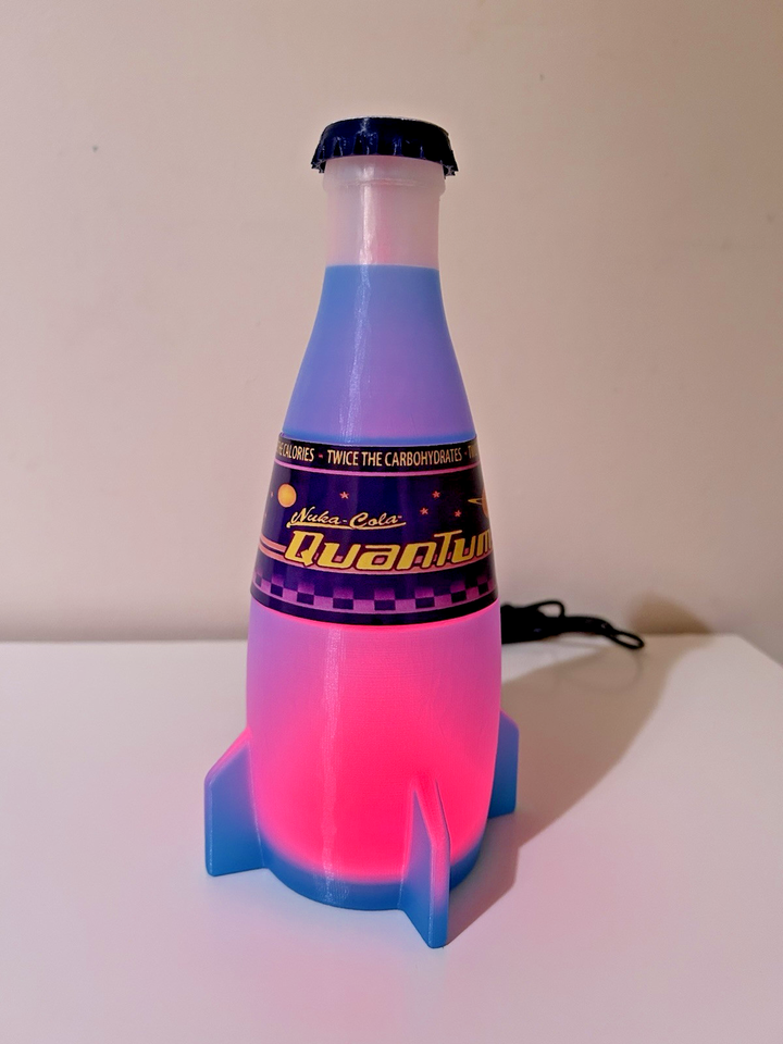 9” Nuka Cola Quantum Lamp USB 16 Colour Remote Control From Fallout | eBay