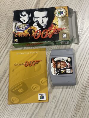 GoldenEye 007 for Nintendo 64 Complete with box and Manual! CIB! N64 ...