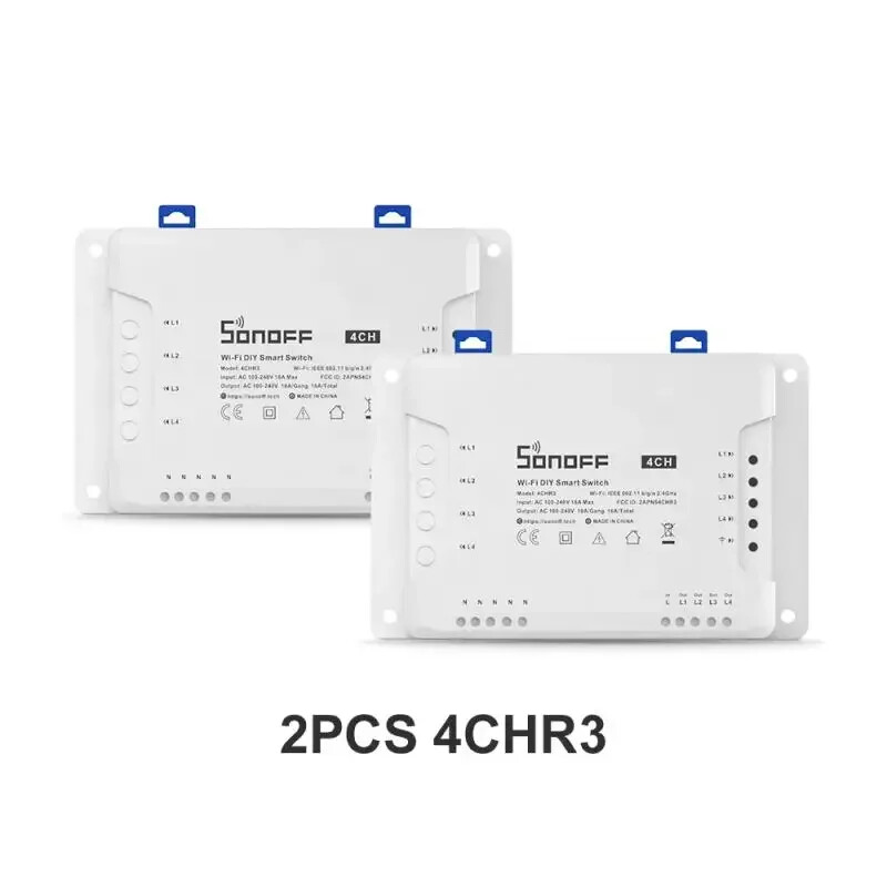 SONOFF 4CH R3/4CH PROR3 WiFi Smart Switch 4 Gang Wireless Switch ...