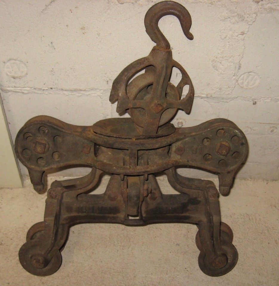 Antique Barn Hay Trolley, | eBay