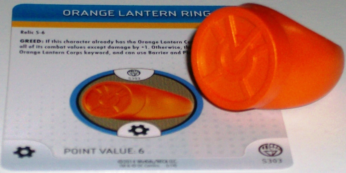 Orange Lantern Corps Ring