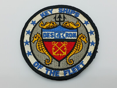 US Navy Desron 4 Key Ships Of The Fleet Patch | eBay