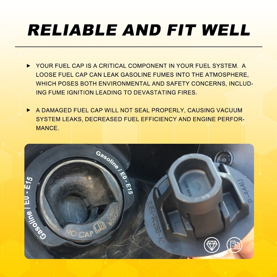 Fuel Gas Cap for Audi 2009-16 A4 2010-14 A5 2013-15 Q5 2013-15 RS5 3C8 ...