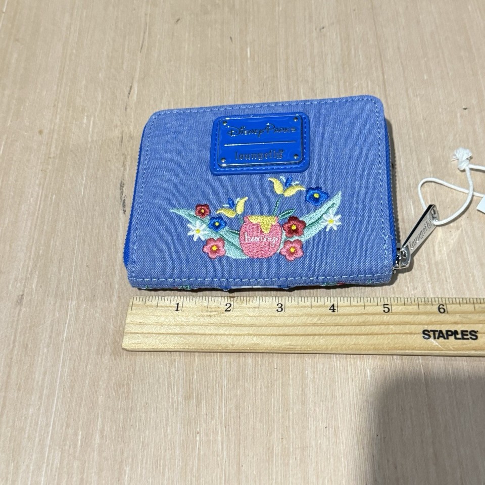 Winnie The Pooh Disney Parks Loungefly Denim Tigger & Eeyore Wallet ...