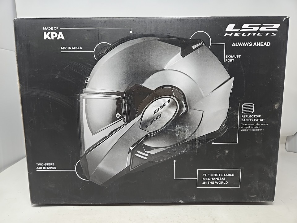 LS2 Helmets Valiant II Modular Motorcycle Helmet FF3992 Like New in Box ...