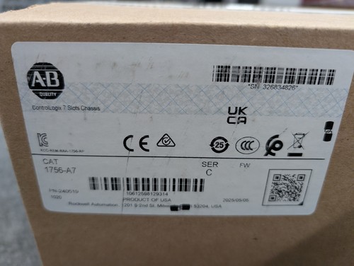 Allen Bradley 1756-A7 SER C ControlLogix 7 Slot Chassis - NEW 2025 | eBay