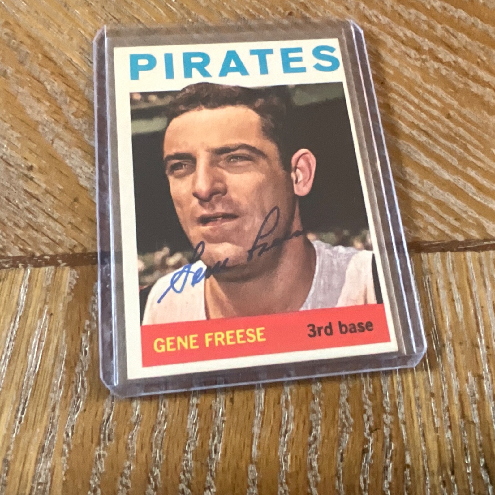 autographed 1964 Topps GENE FREESE . DEC 2014 #D-1 | eBay