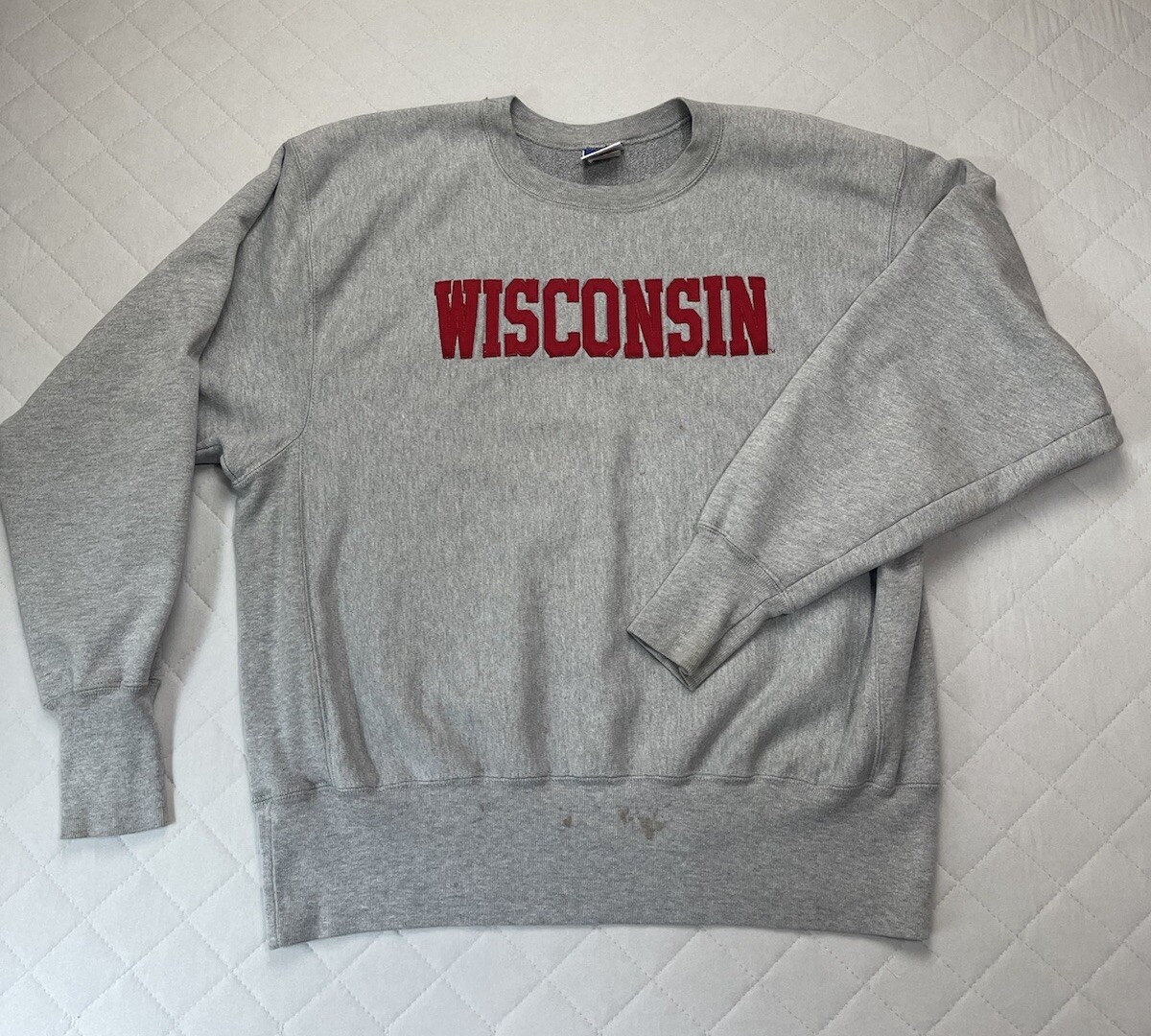 Wisconsin Badgers Champion Sweatshirt Size Large Reverse Weave NCAA ...