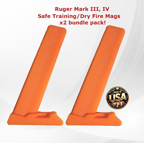Ruger Mark III, IV 22/45 Dummy Magazine Safe Reload, Dry fire training ...