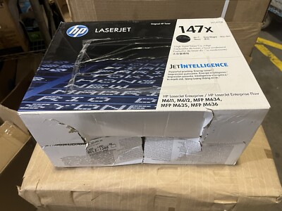 HP 147X W1470X High-Yield Black Original LaserJet Toner Cartridge ...