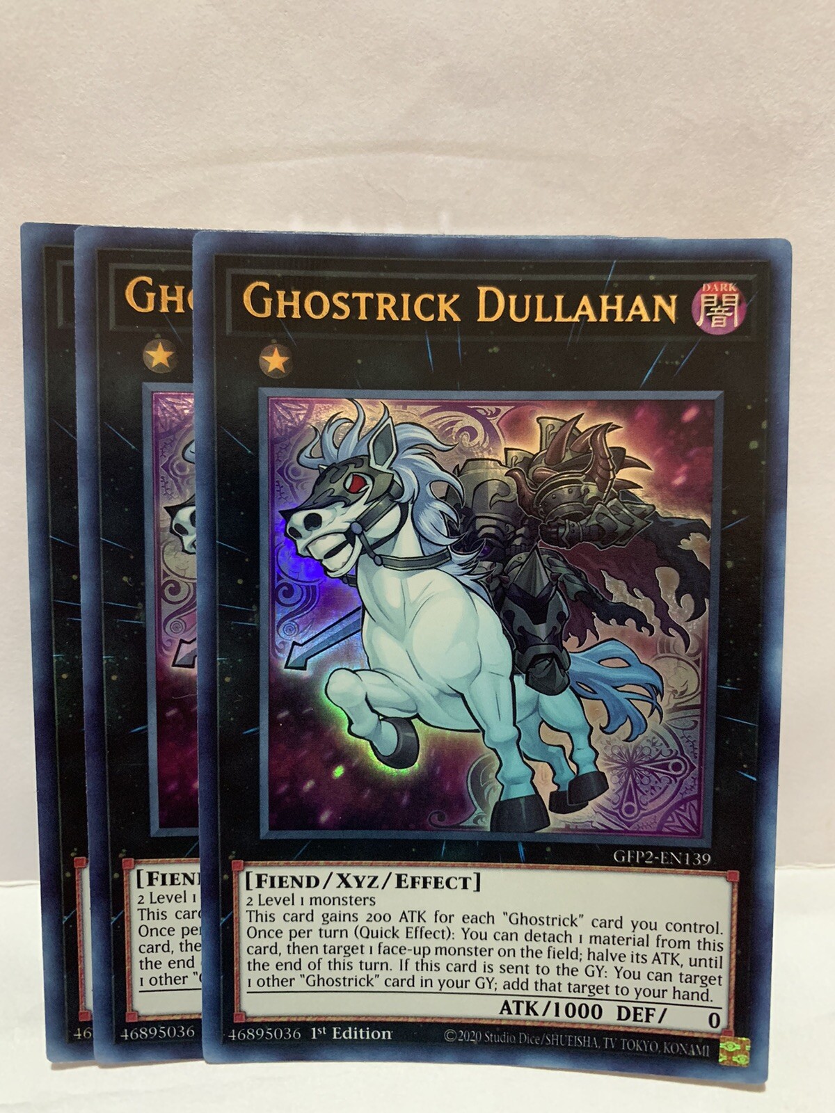 YUGIOH GHOSTRICK DULLAHAN X3 GFP2-EN139 ULTRA LIGHT PLAYED | eBay