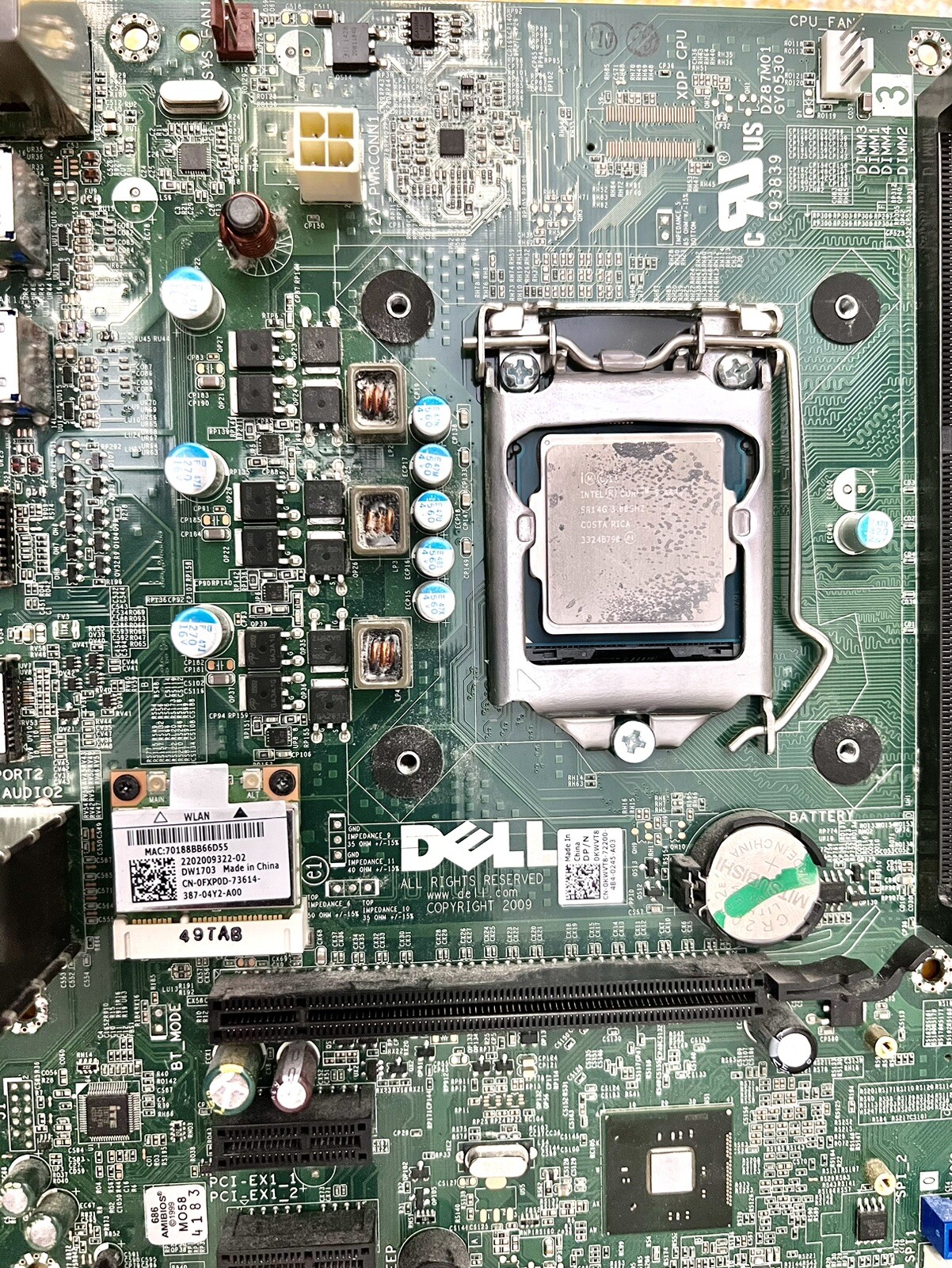 Dell+XPS+8700+Motherboard+LGA+1150+Socket+With+WiFi+I%2Fo+Shield+2+SATA ...