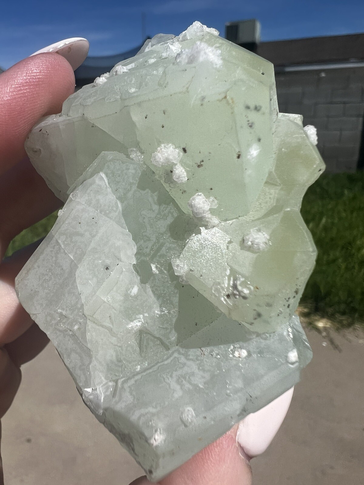 Pale Green Datolite - Dal'negorsk, Urban District, Primorsky, Krai ...