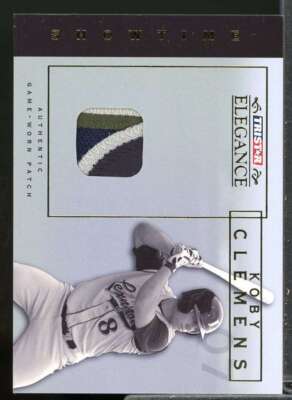 Koby Clemens Card 2007 TRISTAR Elegance Showtime Game Used Patch #KC | eBay