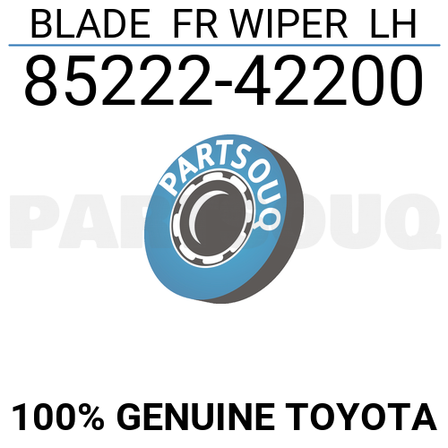 8522242200 Genuine Toyota BLADE FR WIPER LH 85222-42200 | eBay