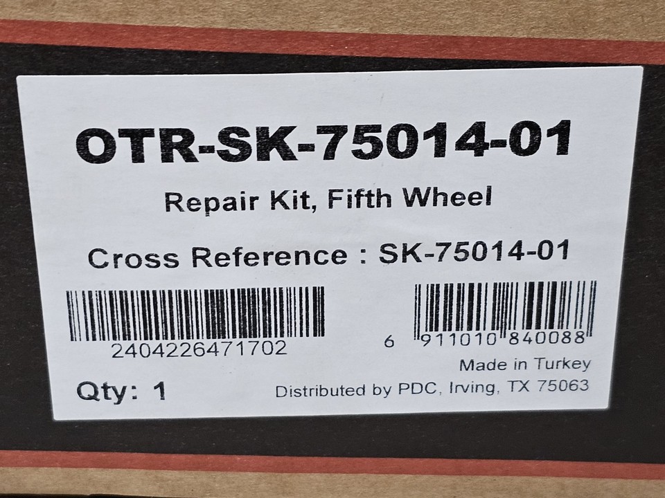 OTR PIN, BUSHING, & COLLAR KIT FOR JOST JSK37U FIFTH WHEELS REPLACES ...