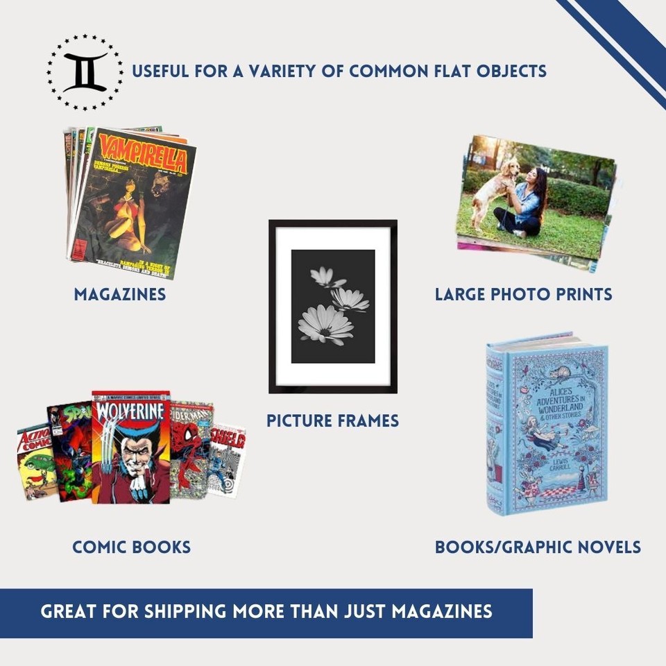 GEMINI Magazine Mailers (Ships magazines, large format comics, books ...