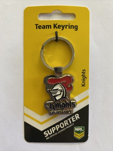 NRL LOGO TEAM - NEWCASTLE KNIGHTS - Rugby League Enameled Keyring ...
