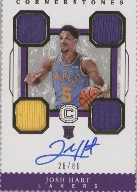 2017-18 Panini Cornerstones - Rookie Cornerstones Josh Hart #177 /80 ...