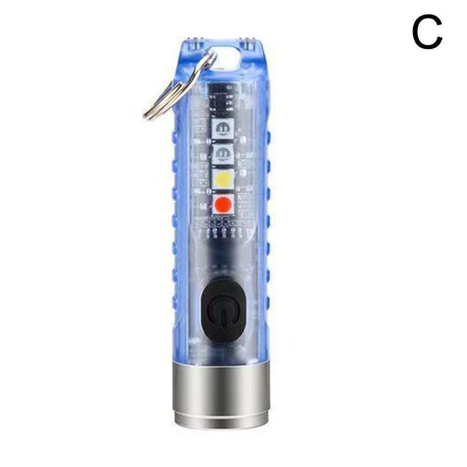 Mini Magnetic LED Torch Flashlight Pocket USB Rechargeable Lamp ...