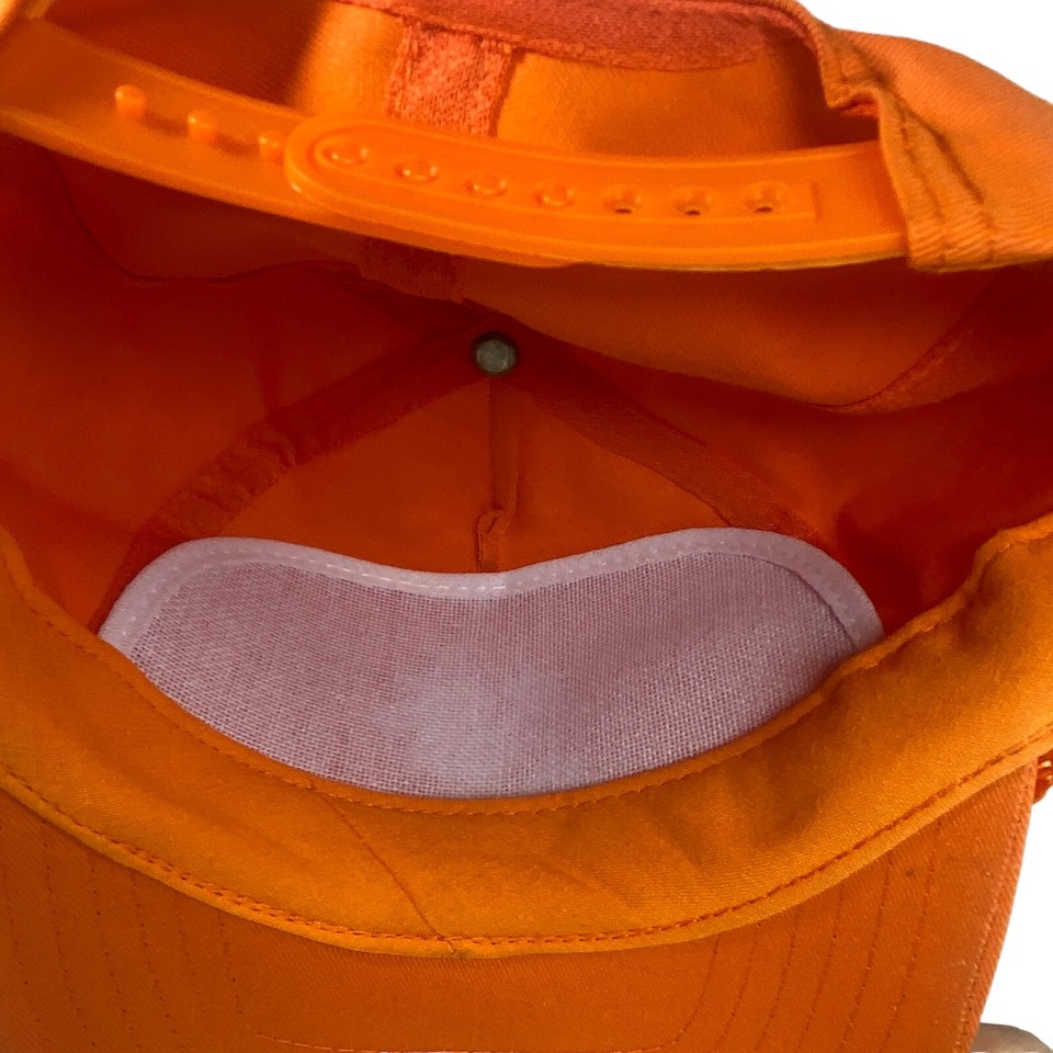 Vintage 1990's Summit HOME DEPOT Orange Employee Cap Rope Brim Cotton ...