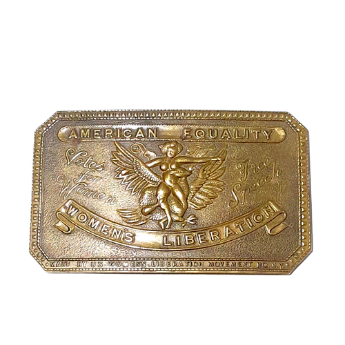 Deane & Adams Mint American Equality Women's Liberation Brass Belt ...
