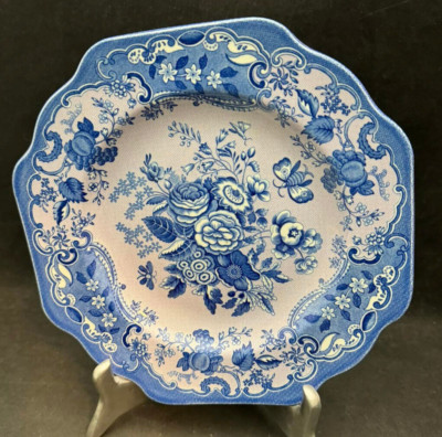 Spode Blue Room Collection "Blue Rose" --- reissue of a classic print ...